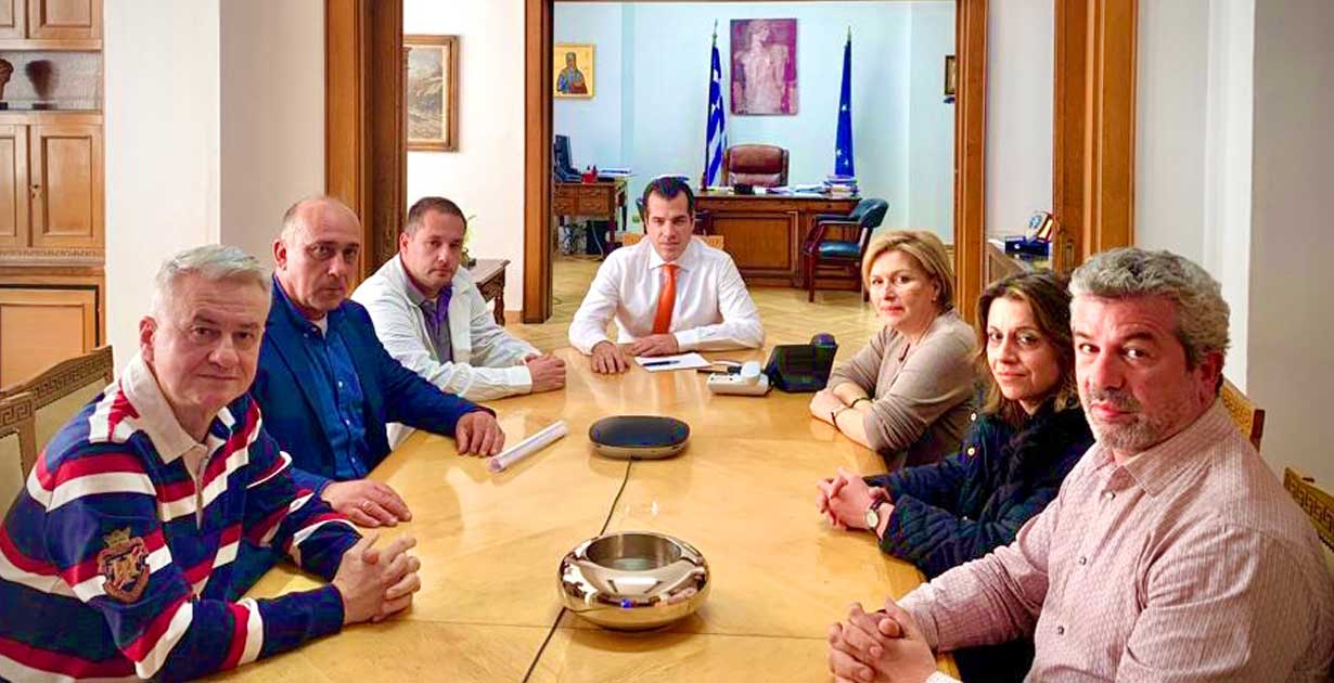Συνάντηση αντιπροσωπίας μελών του Διοικητικού Συμβουλίου της ΠΑ.ΣΥ.Ν.Ο ...