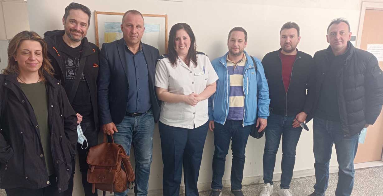 Eπίσκεψη ΠΑΣΥΝΟ-ΕΣΥ στο Γενικό Αντικαρκινικό-Ογκολογικό Νοσοκομείο ...